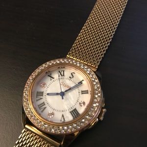 stauer | Accessories | Stauer Watch Gold With Diamonds | Poshmark